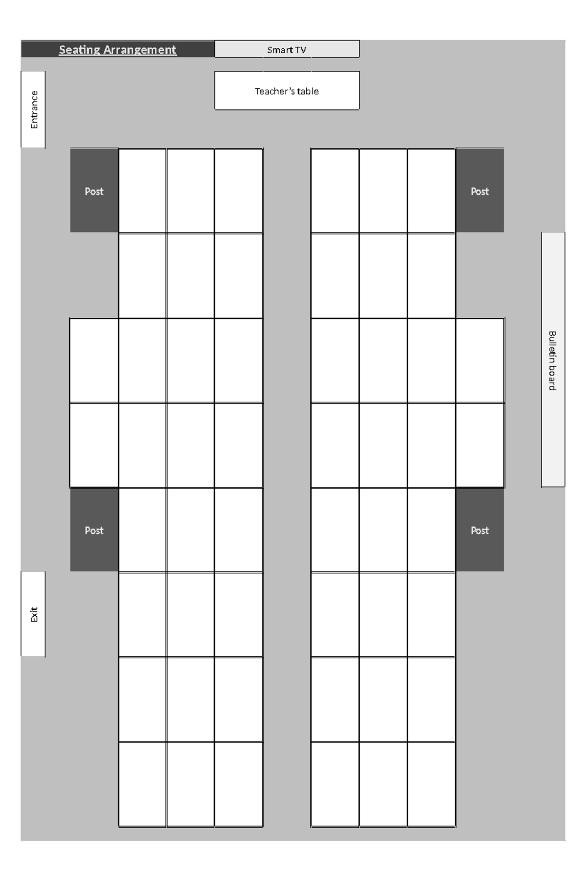 Seating Arrangement - LAW - Remedial Law 1 - Seating Arrangement Smart ...