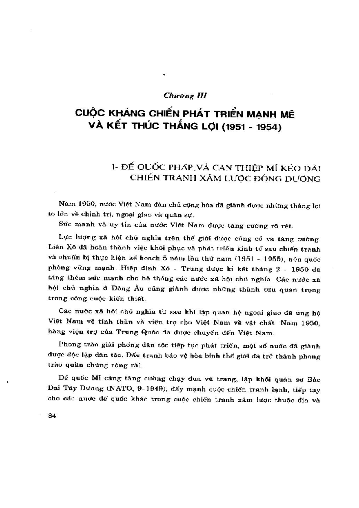 Lịch Sử Việt Nam 1951-1954: Cuộc Kháng Chiến Chống Thực Dân Pháp - Studocu