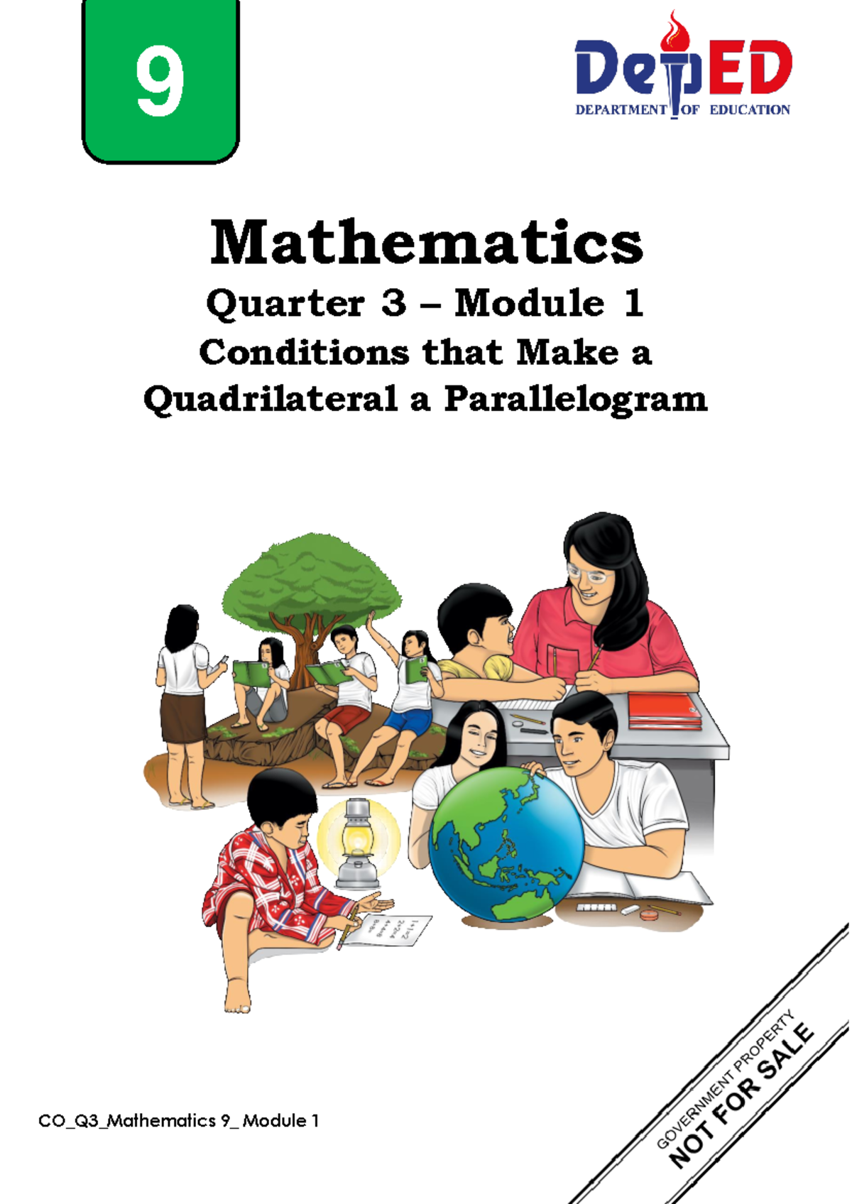 MATH9-Q3- Module 1 - Mathematics Quarter 3 – Module 1 Conditions that ...