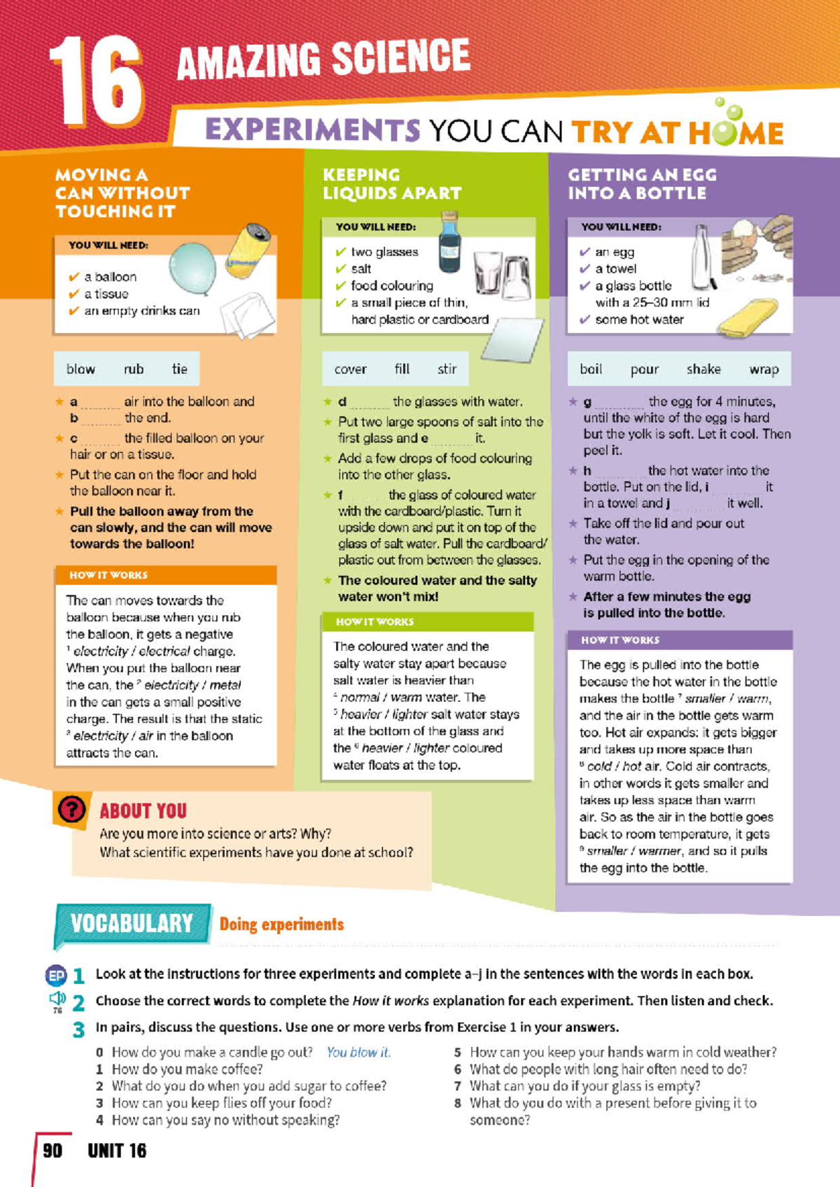 16 Amazing Science Experiments You Can Try at Home - Doing Experiments ...