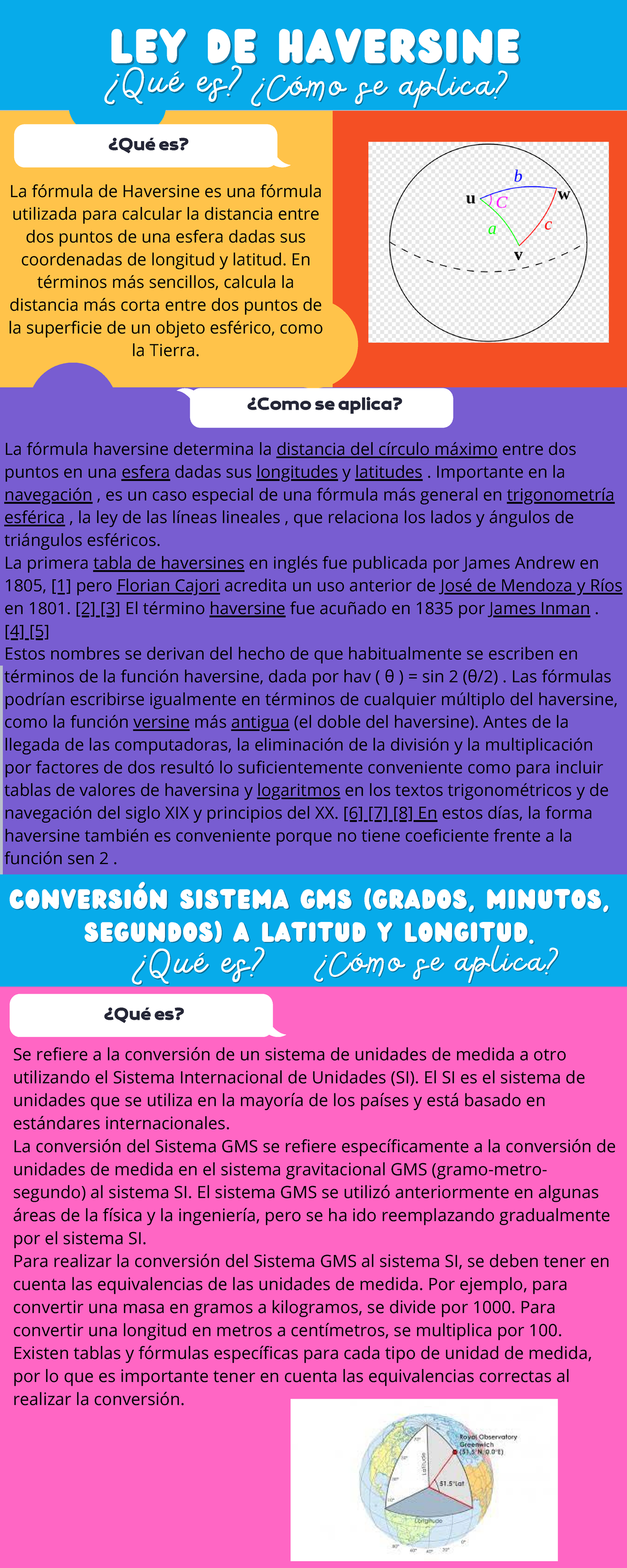 Cálculo de Distancias Esféricas: Ley de Haversine – Escenario 3 - Studocu