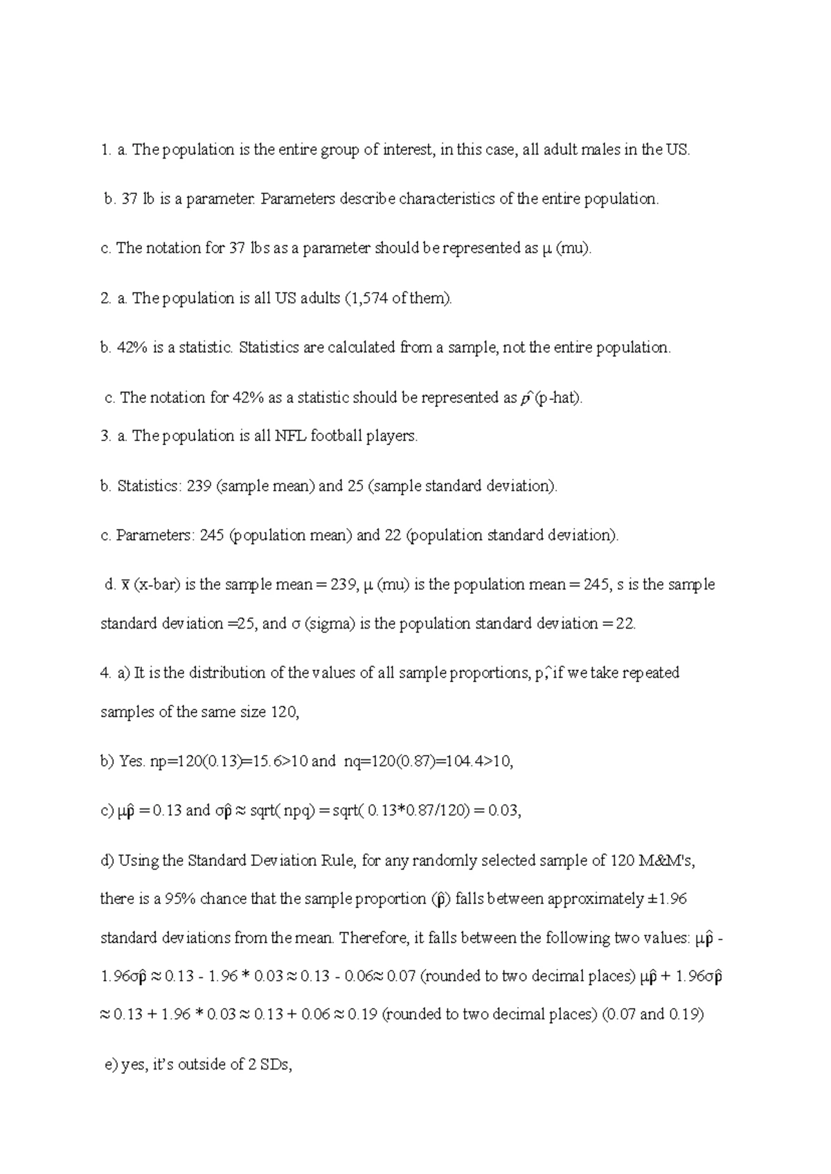13 A - This a basic probability course assignment - a. Let μ 1 = the ...