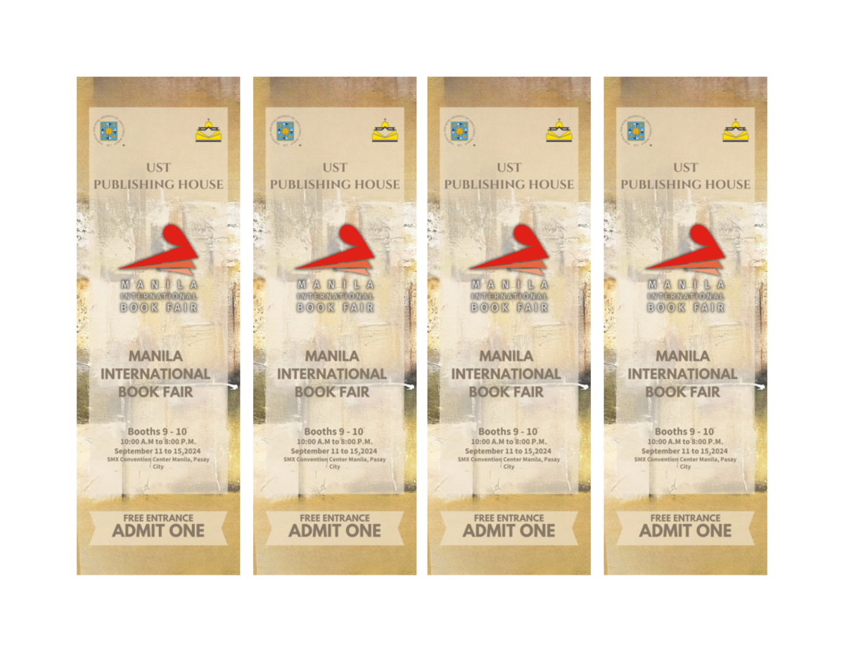 UST MIBF 2024 Admission Tickets - Free Entry Details - Studocu