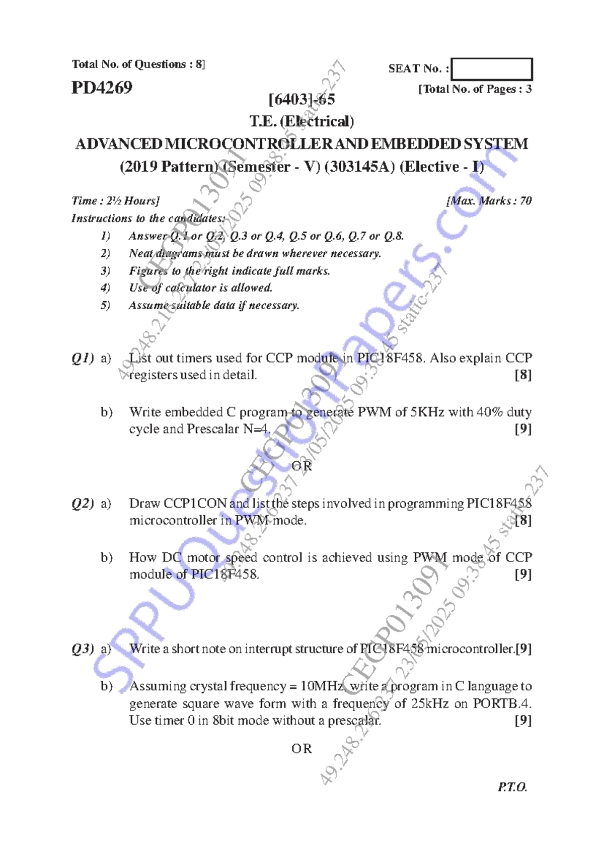 Advanced Microcontroller and Embedded System (PD4269) Exam Notes - Studocu