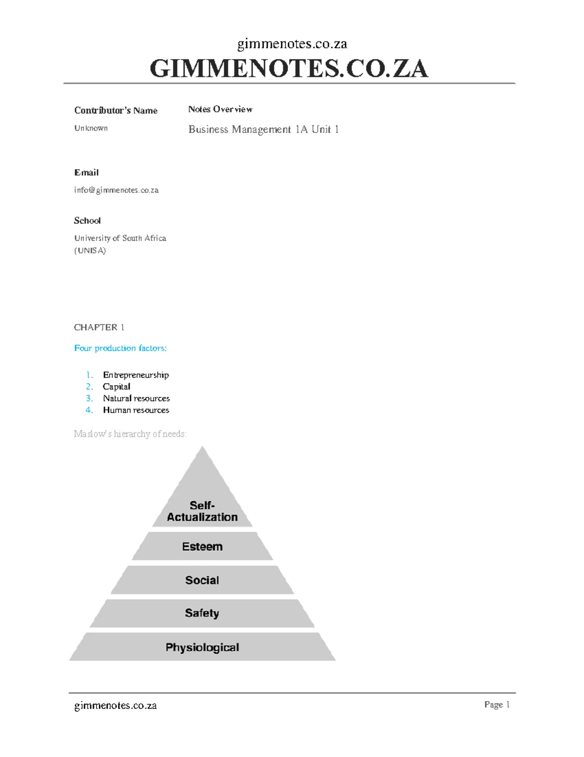 Gimmenotes - MNB1505 - gimmenotes.co gimmenotes.co Page 1 GIMMENOTES.CO ...