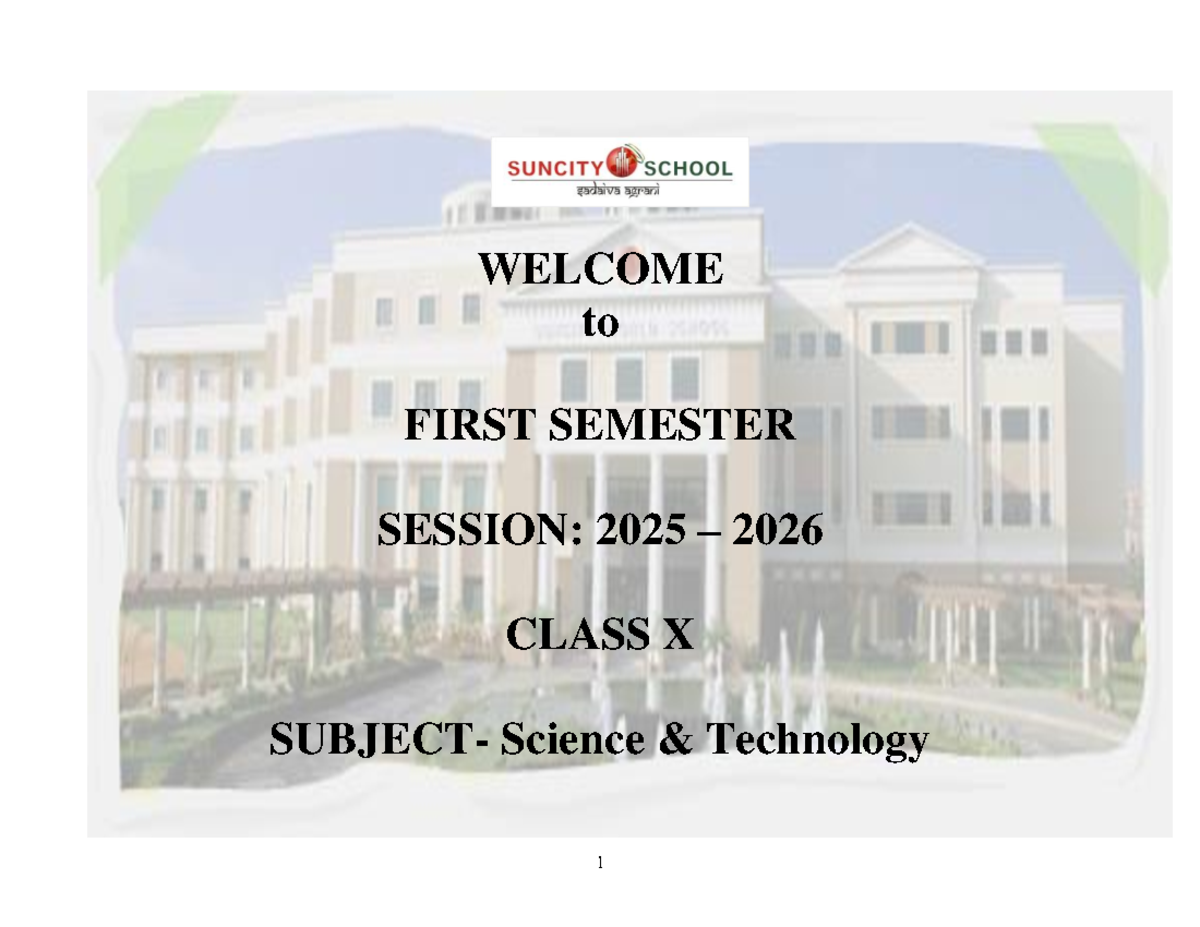 TT1 6719 - Class X Science Technology 1: General Evaluation Tools ...