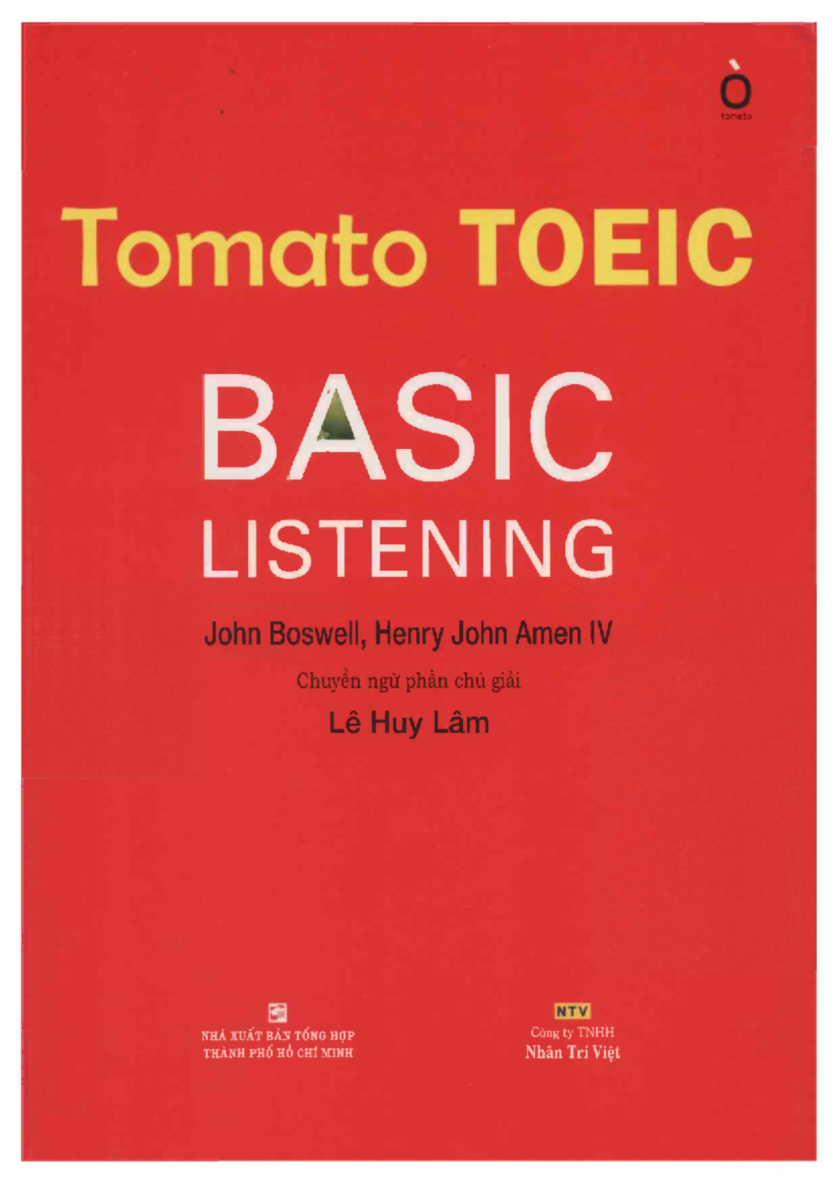 TOMATO TOEIC BASIC Listening: Contents & Exam Preparation Guide - Studocu