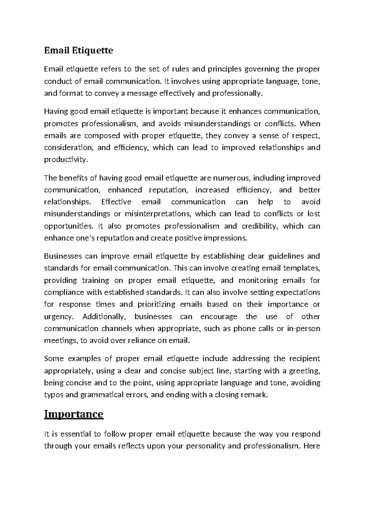 Email Etiquette: Best Practices for Effective Communication Skills NEP ...