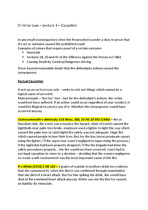 [Solved] explain R v Cunningham 1957 1QB 396 - Criminal Law - Studocu