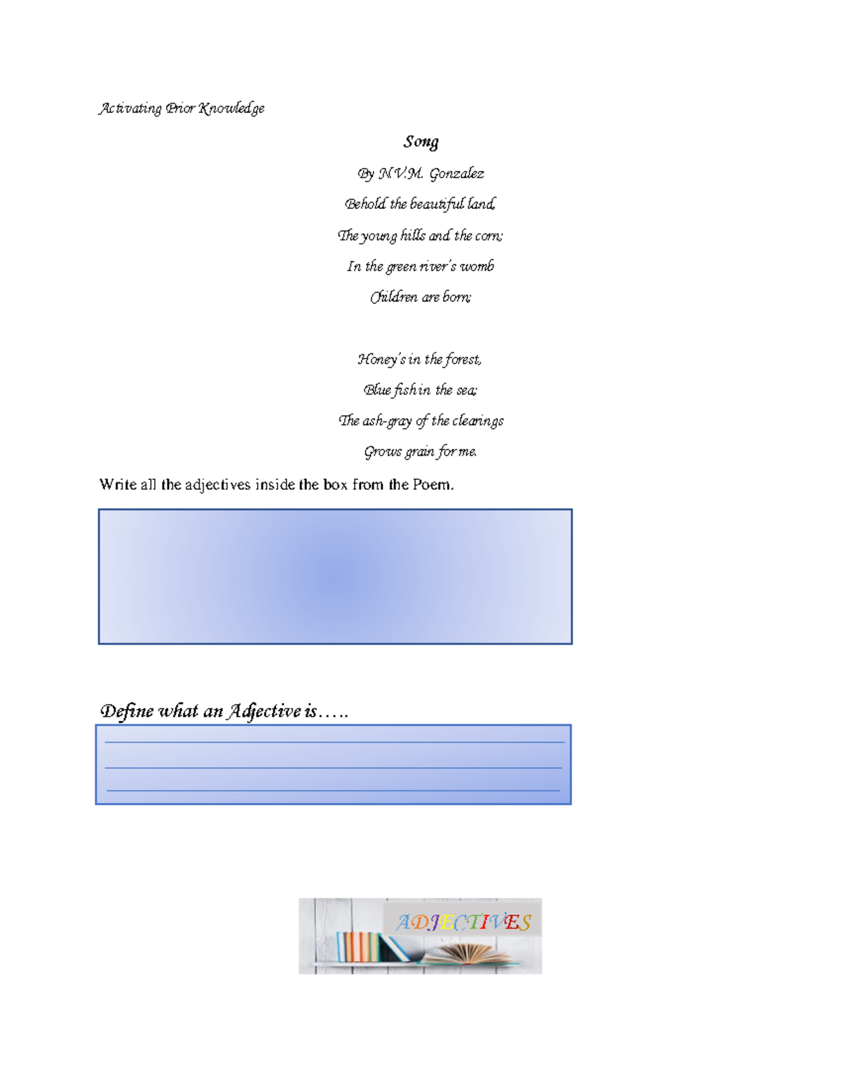Adjective and Adverb Lesson Notes (English 101) - Studocu
