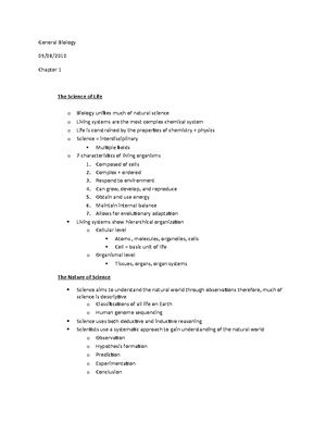 Biology: Chapter 1 Study Guide - Chapter 1: The Scientific Study of ...