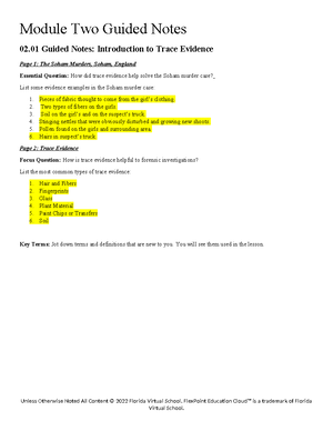 Ch 5 Review Worksheet Answer Key: Forensic Science True/False & MCQ ...