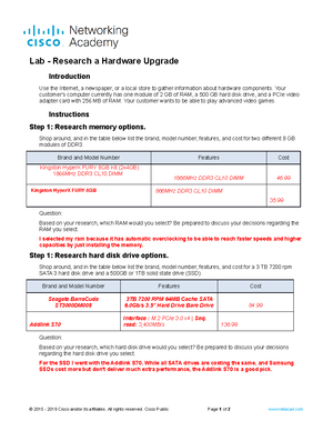 3.1.1.6 Lab - Investigate BIOS or UEFI Settings - Lab - Investigate ...