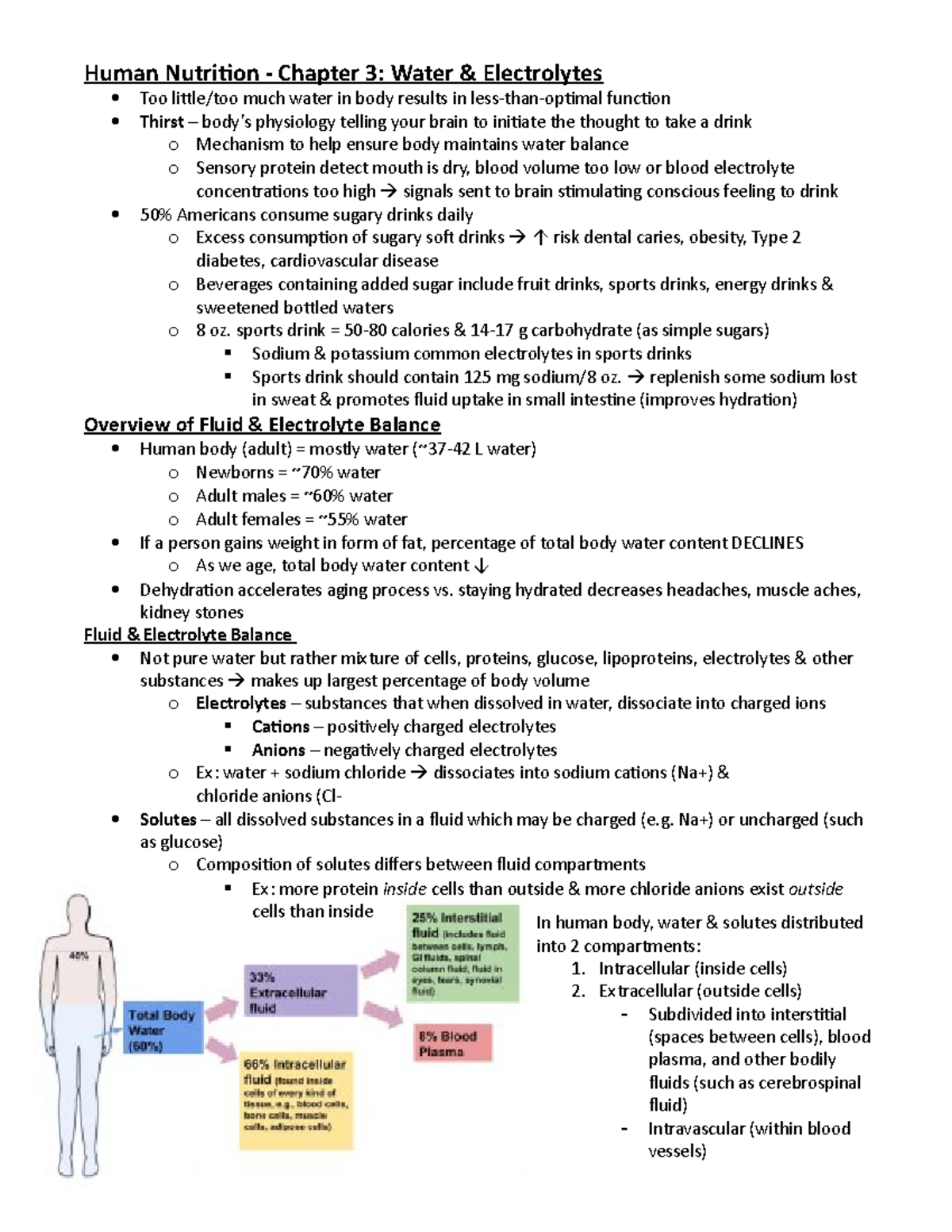 Chapter 3 - Water & Electrolytes - Human Nutrition - Chapter 3: Water ...