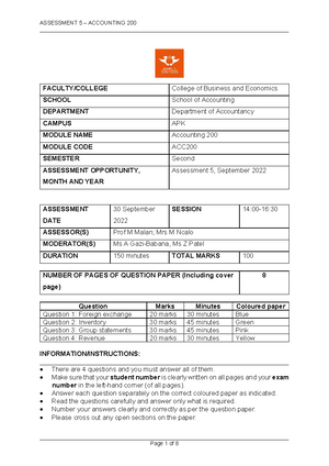 2 Paper 2 Topics MG - Free State – Grade 12 2022 Paper 2 Topics Marking ...