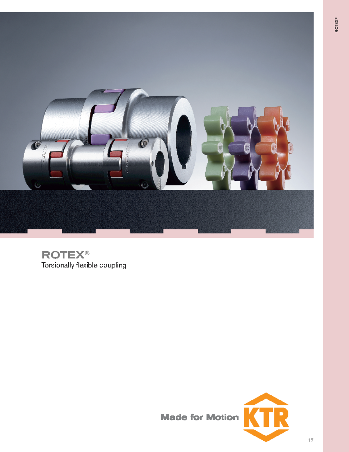 KTR Rotex Catalog - Torsionally Flexible Couplings Overview - Studocu