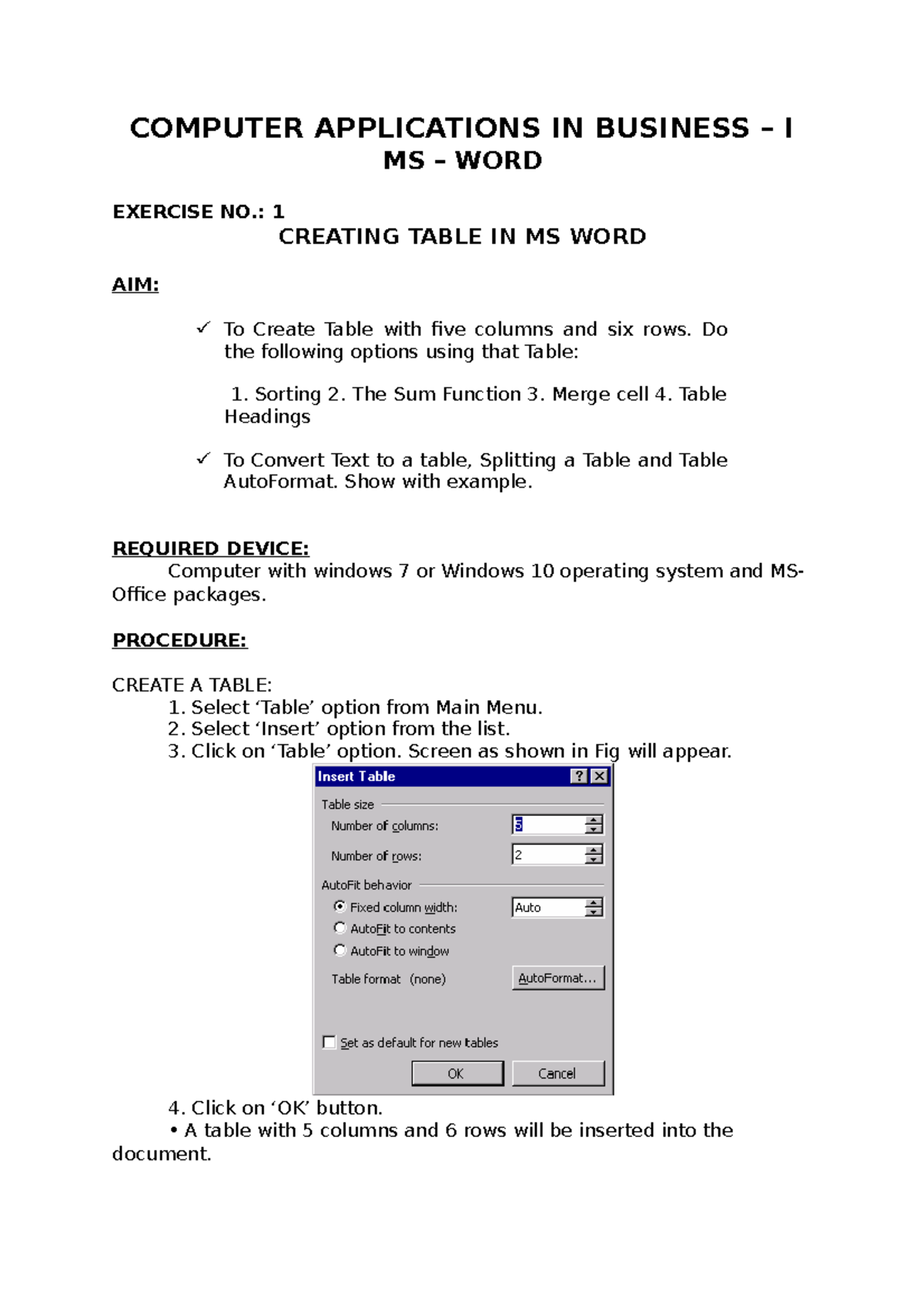 Computer Applications FOR Business - COMPUTER APPLICATIONS IN BUSINESS ...