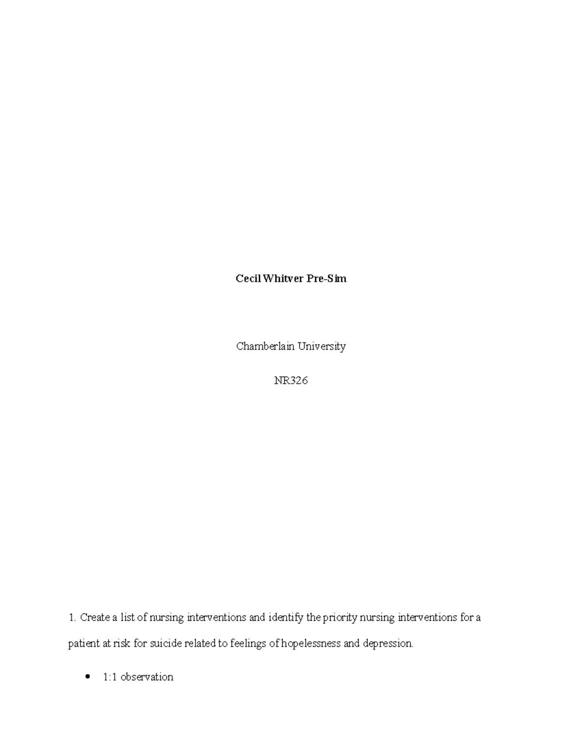 Cecil Whitver Pre-Sim - pre-sim questions - Cecil Whitver Pre-Sim ...