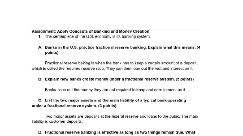 Money Creation Process Explained: Banks and Lending Dynamics - Studocu