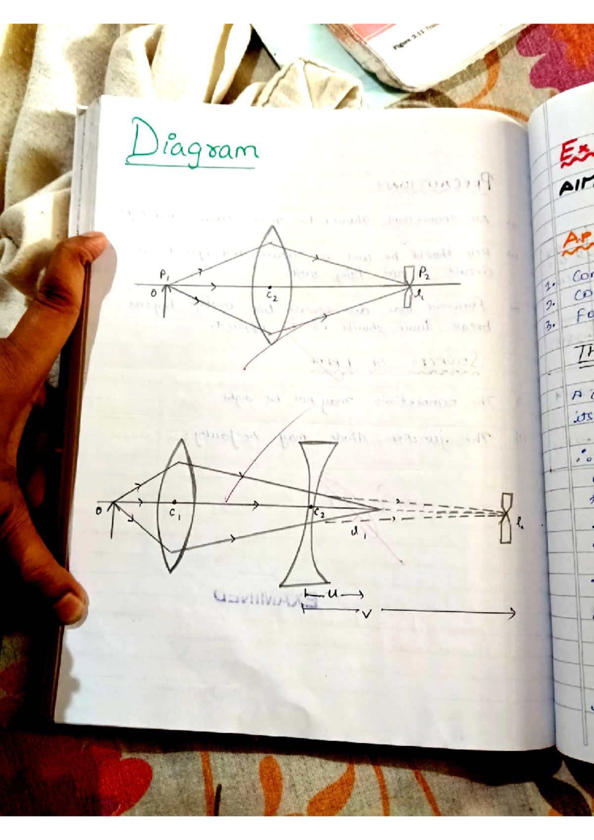 Experiment 8 - Class 12 Physics Practical: Focal Length of Concave Lens ...