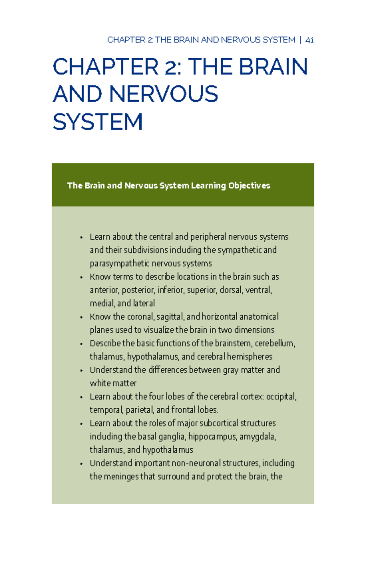 Biological Psychology (PSY 101): Chapter 2 - The Brain & Nervous System ...