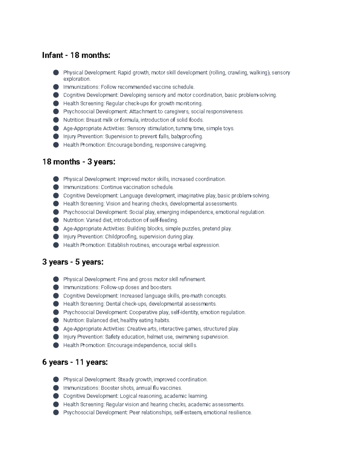 AGES - developmental stages - Infant - 18 months: Physical Development ...