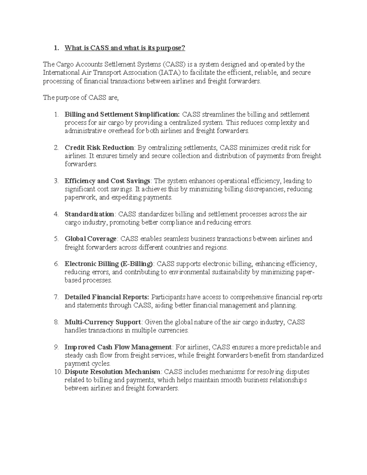 AIR - CASS Overview, MAWB & HAWB Functions Explained - Studocu