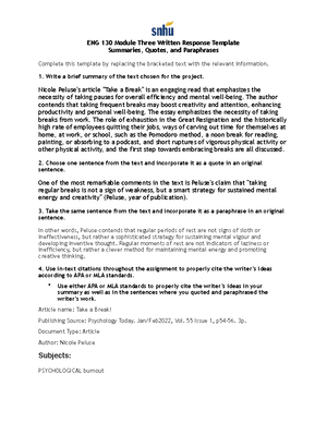 Module 6 ethics again - SNHU theories of personality - Module 6 ...