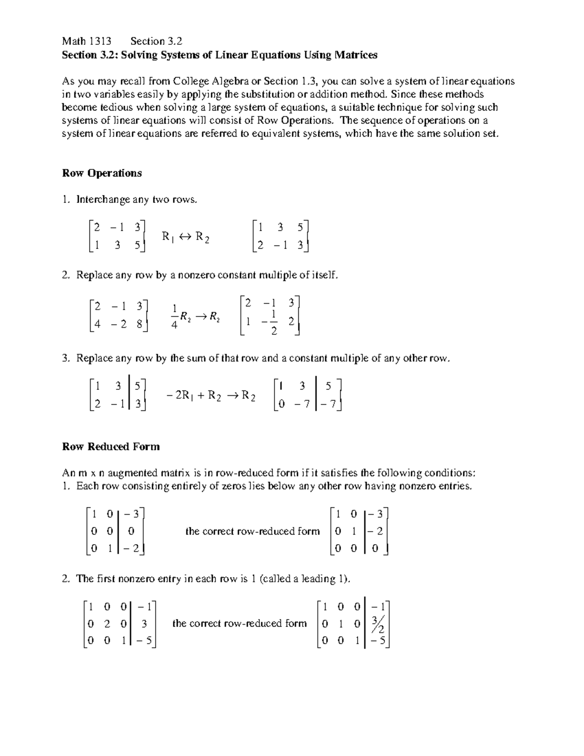 Sec 3 - Finite Math with Applications at The University Of Houston ...