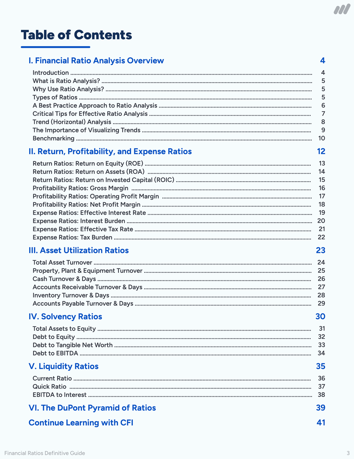 Financial Ratios Definitive Guide: An Essential Study Resource - Studocu