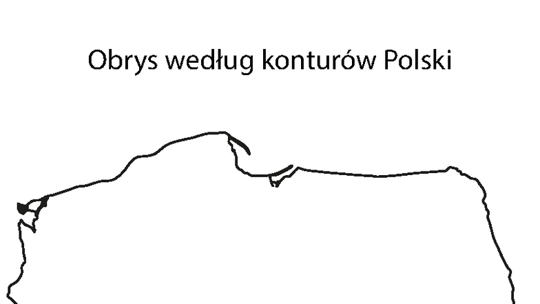 Mapa Polski do Druku - Obrys według konturów polski - Geografia ...