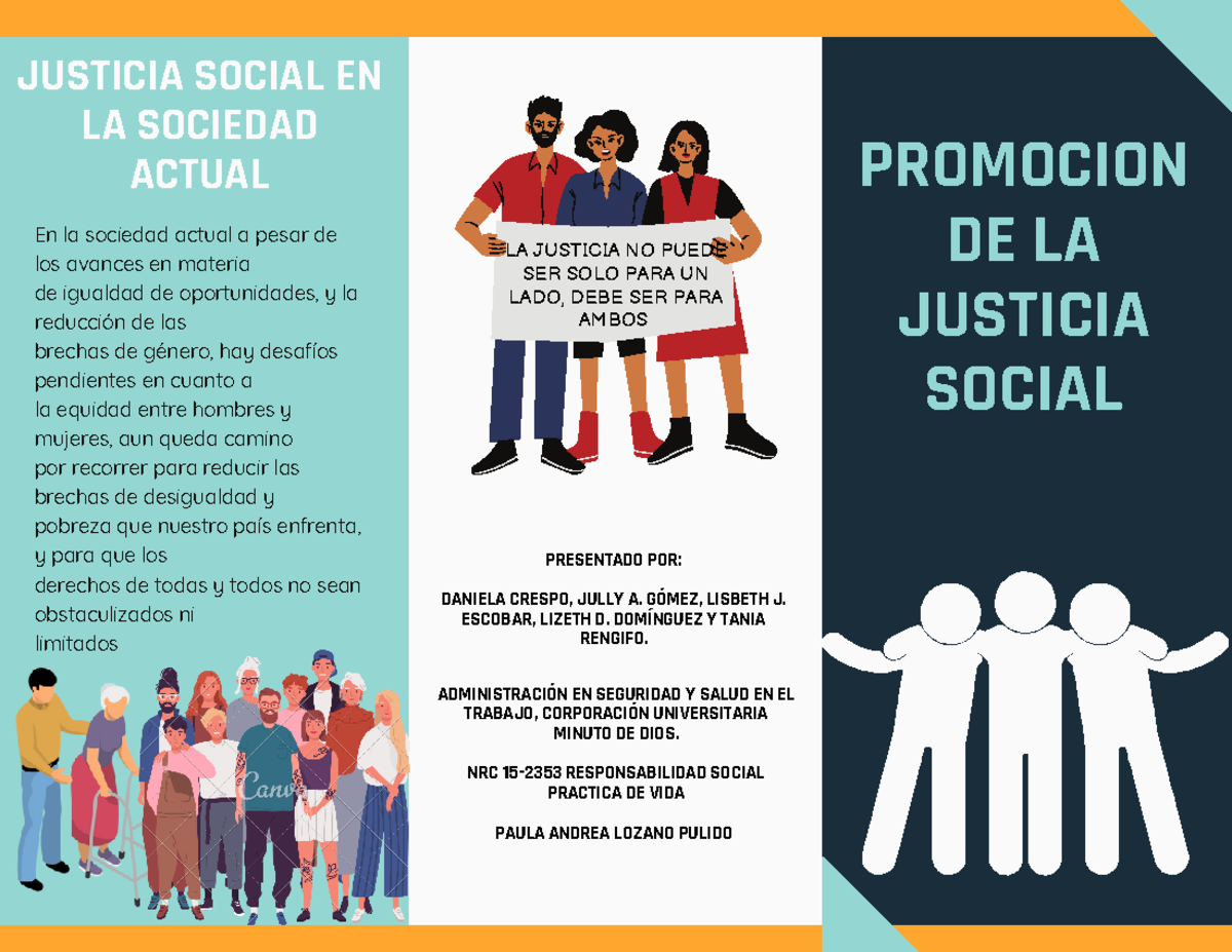 Folleto sobre Justicia Social y Equidad en la Sociedad Actual - NRC 15 ...