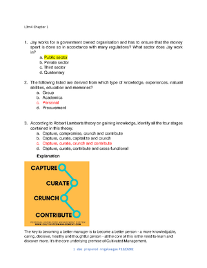 Sample Questions L3 Module 1 - Leading global excellence in procurement ...