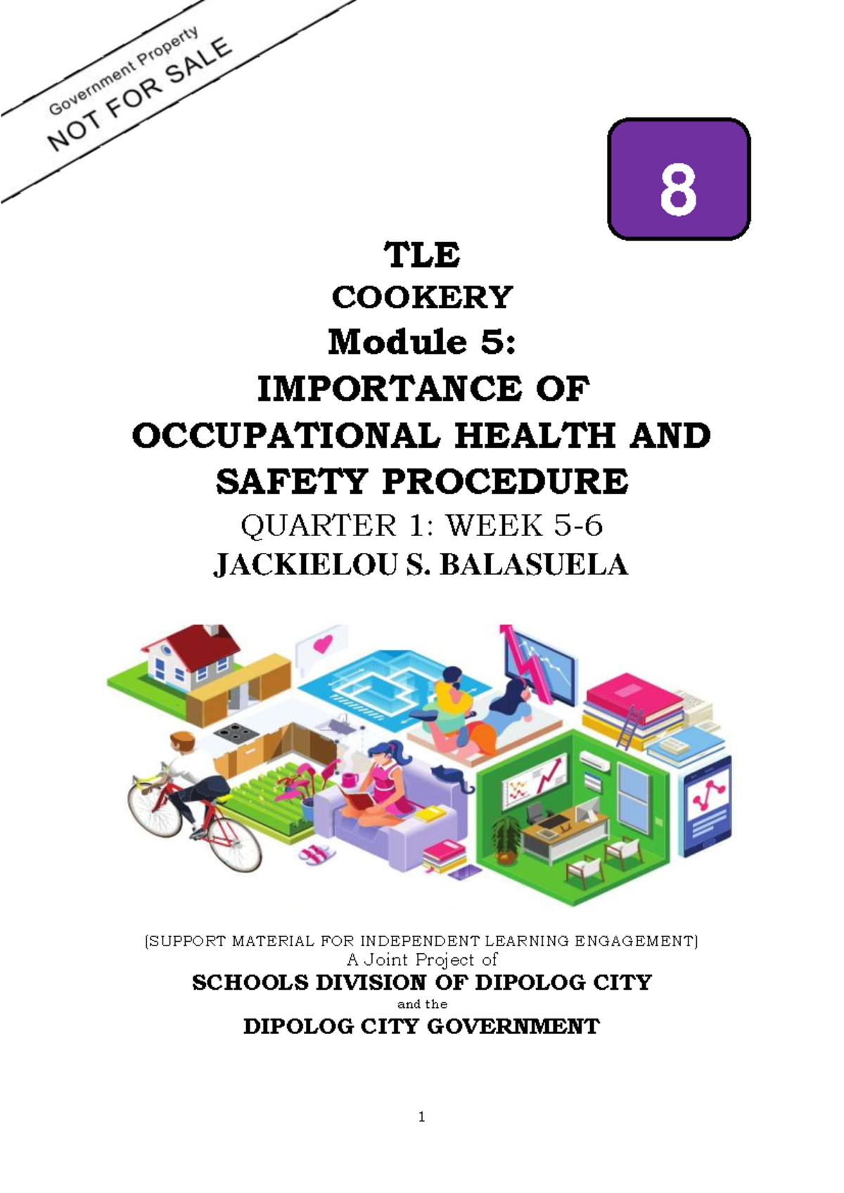 TLE8 Q1 W5 Cookery Module 5: Occupational Health & Safety Procedures ...