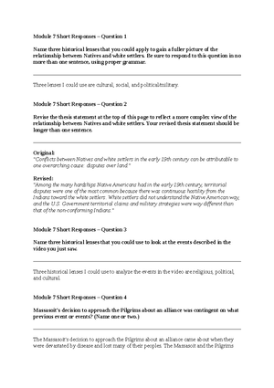 HIS-200 Writing Plan Progress Check #2 Revised - Copy - Stephanie ...