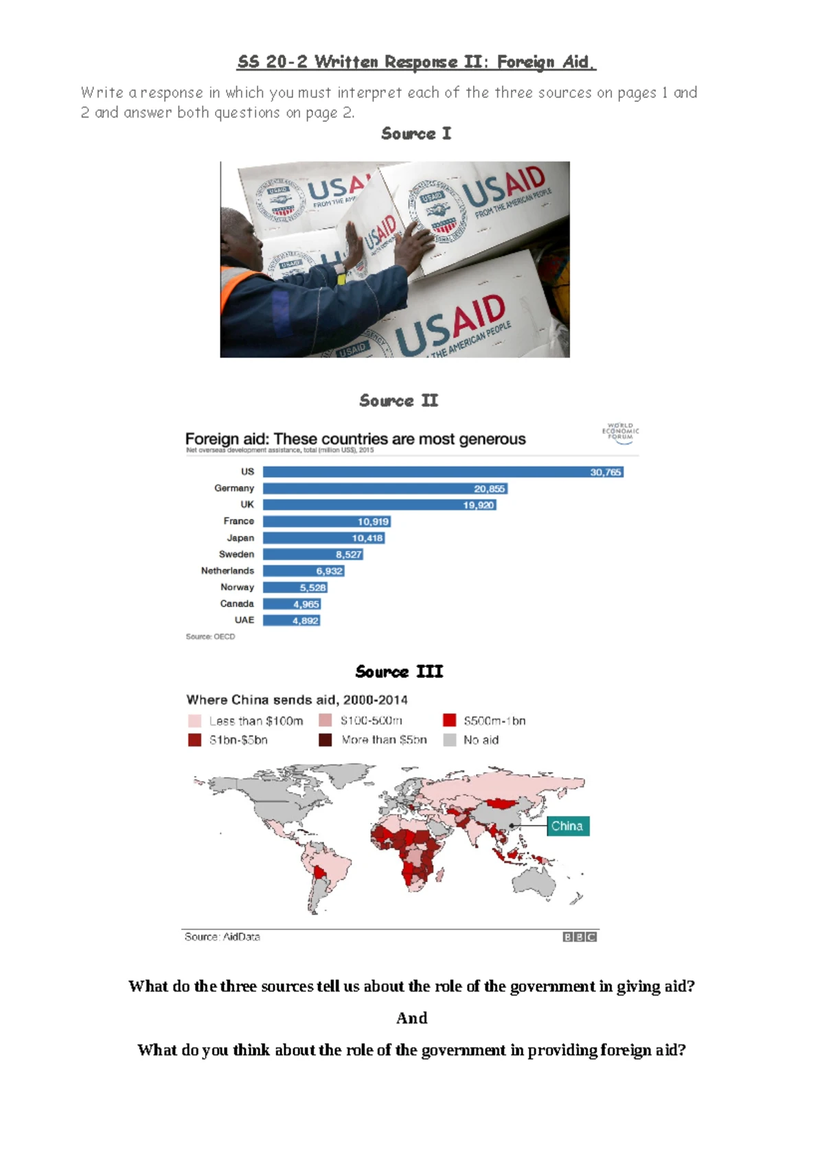 Grade 9 Social Studies PAT 2016: Sources & Questions Released Guide ...