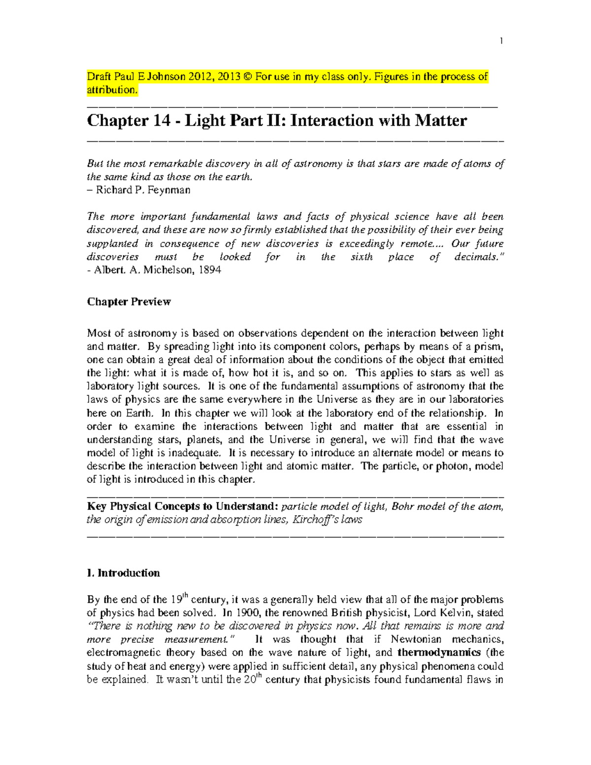 Chapter 14: Light Part II - Interaction with Matter (PHYS 101) - Studocu