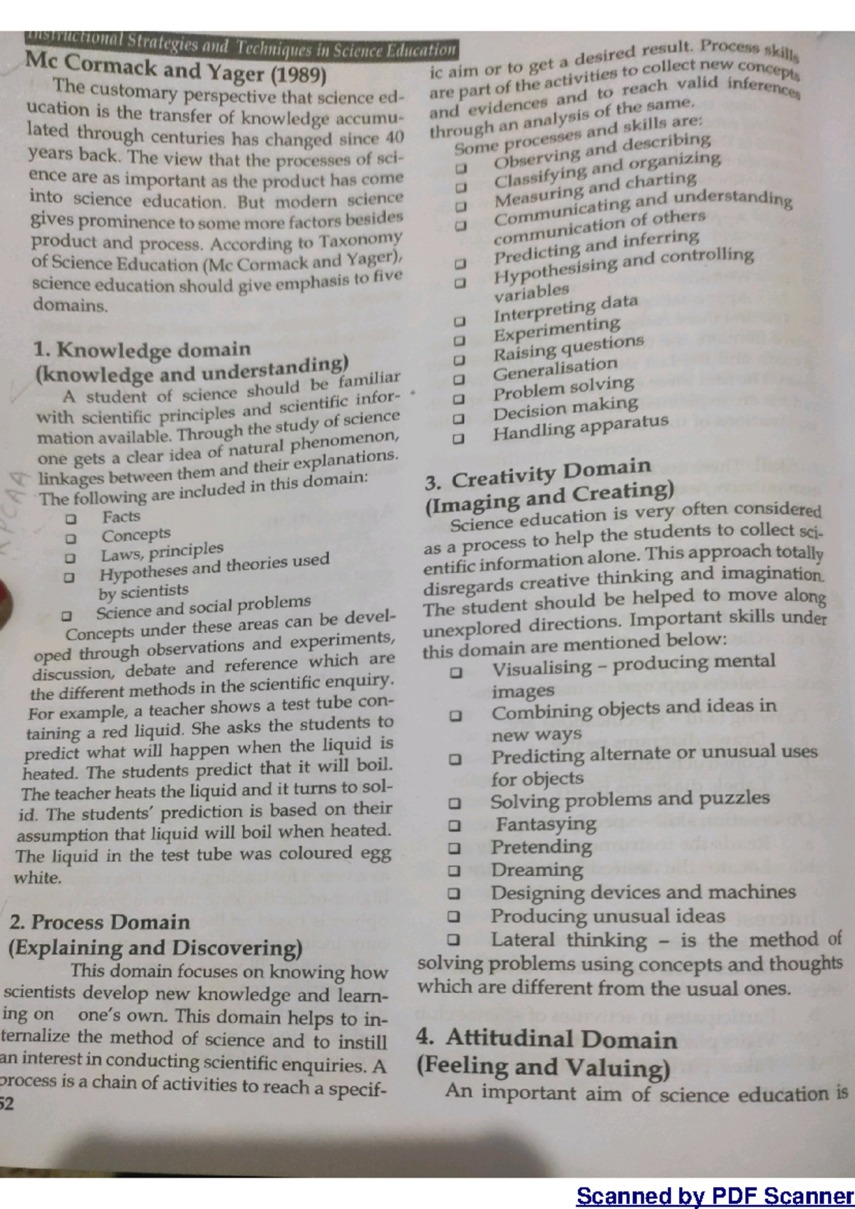 DOC-20230908-WA0035 - Overview of McComas & Yager Taxonomy - Studocu