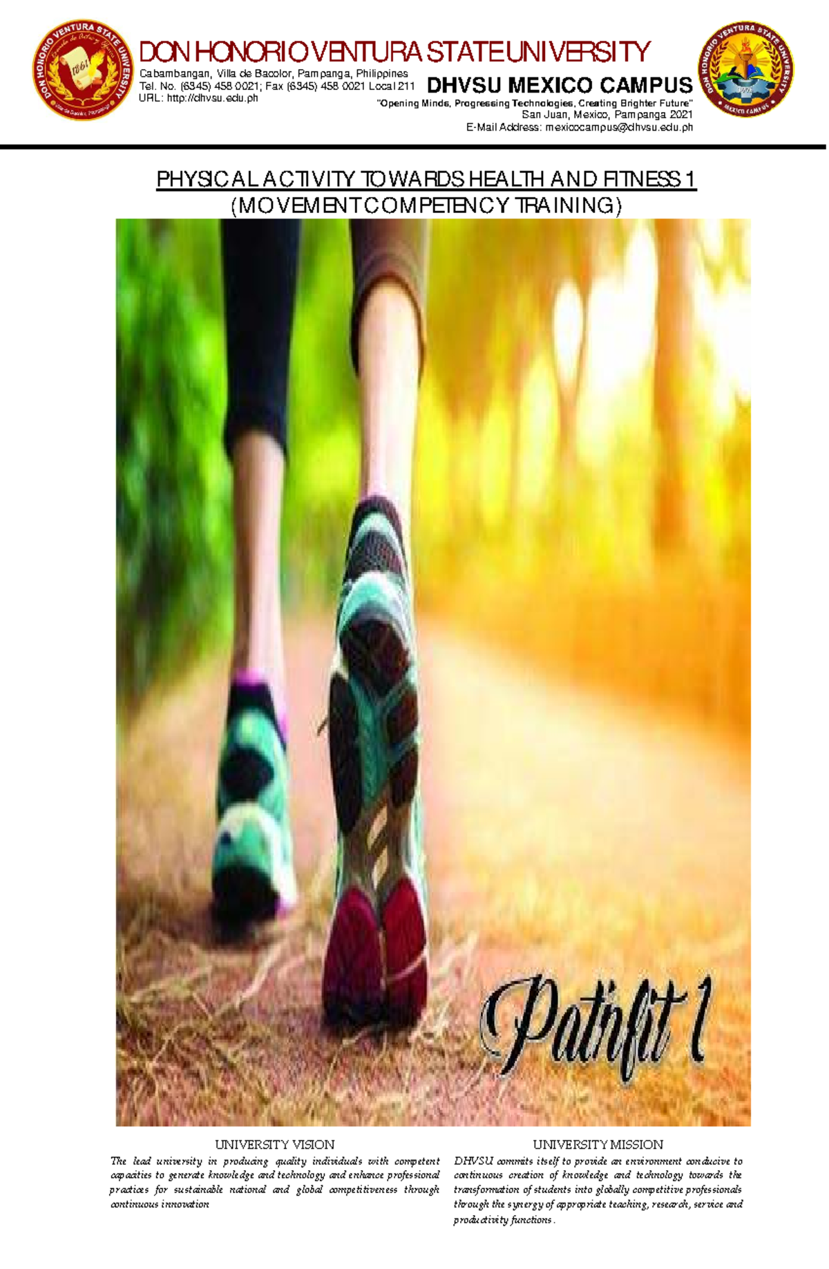 PATHFIT 1: Movement Competency Training Module Overview and Learning Outcomes - Studocu