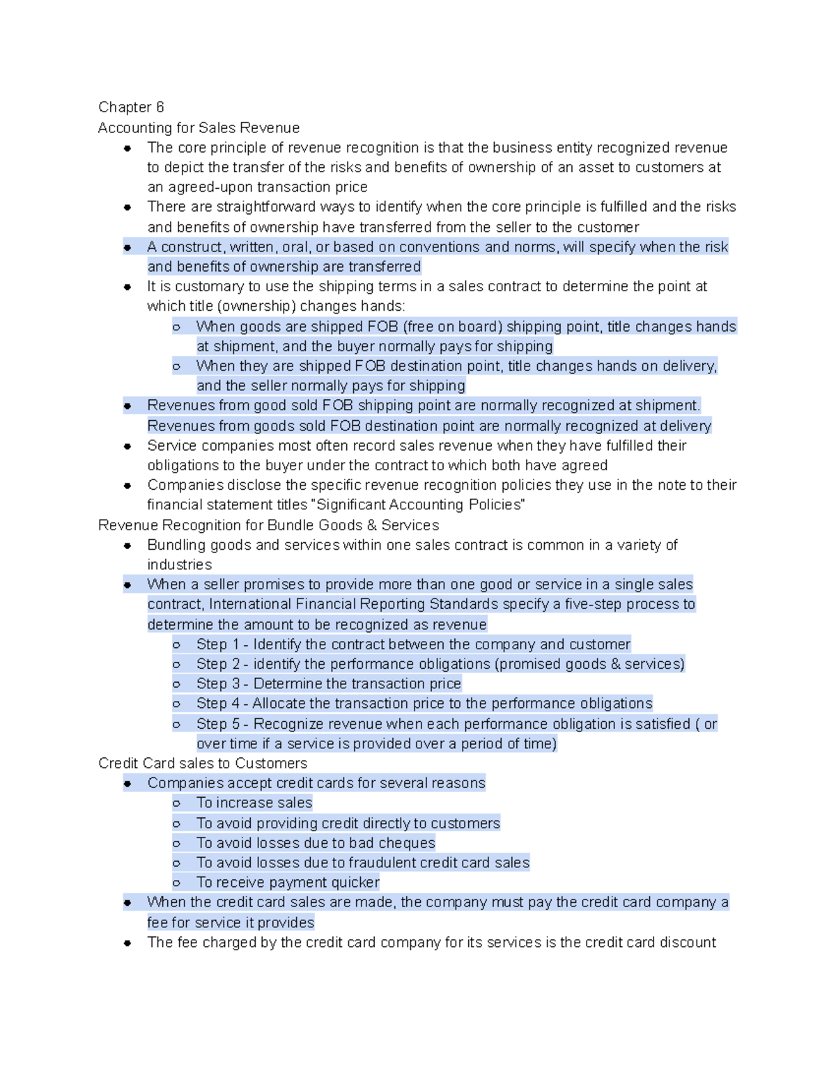 BU127 Chpt 6 - Chapter 6 accounting text/chapter notes - Chapter 6 ...