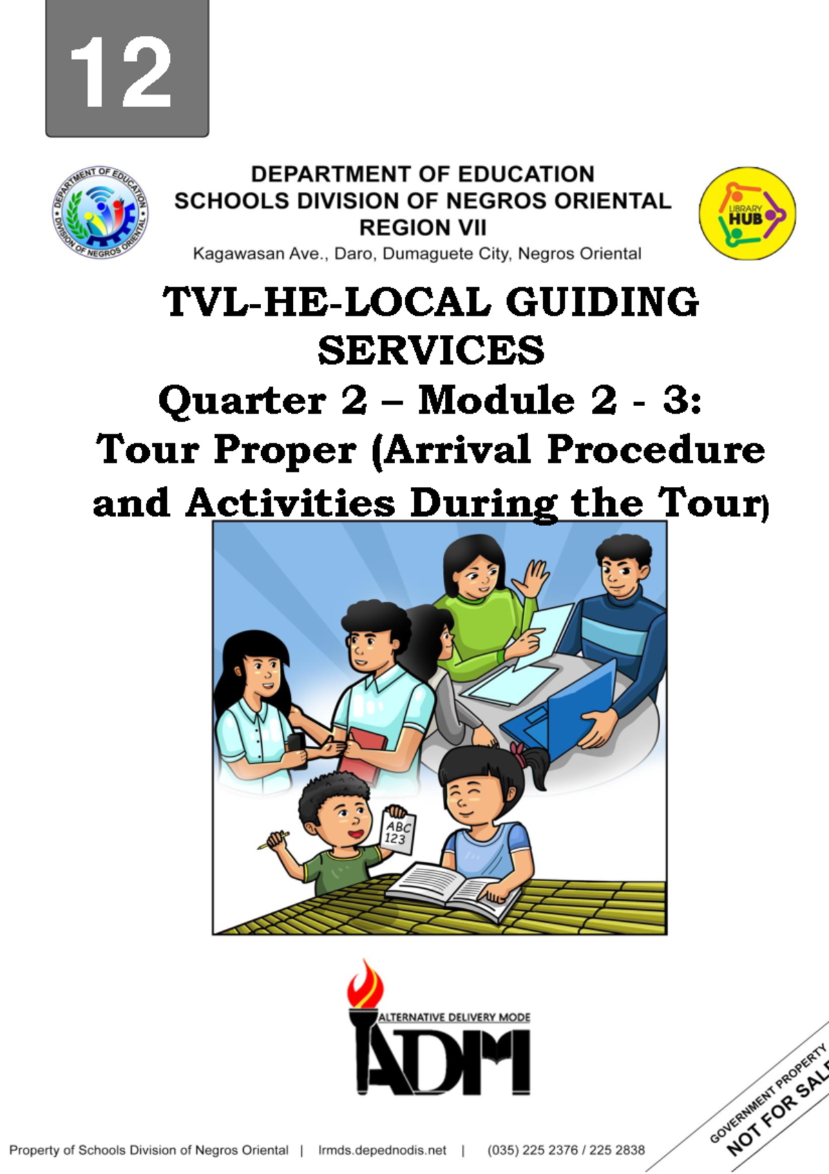 TVL-HE 12 Local Guiding Q2 Module 2: Tour Arrival Procedures ...