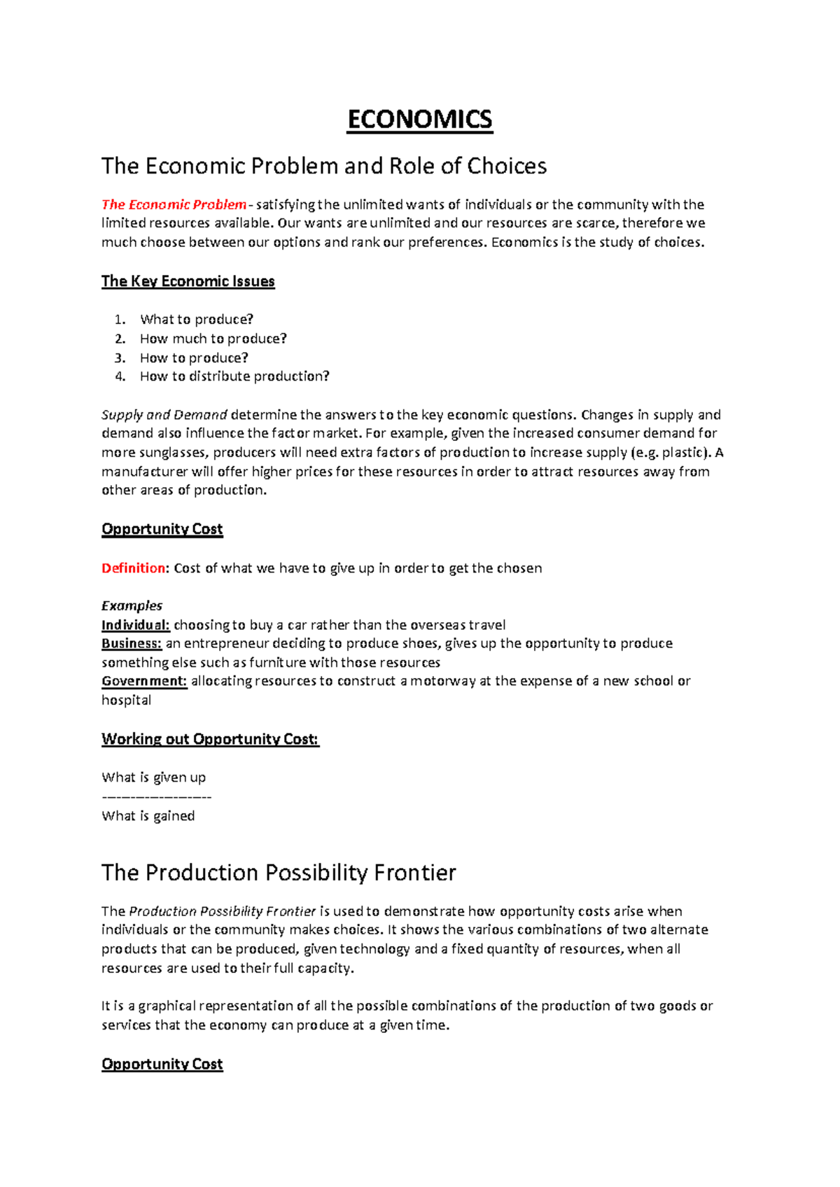 Term 1 Year 11 Economic Notes Warning Tt Undefined Function 22 Warning Tt Undefined