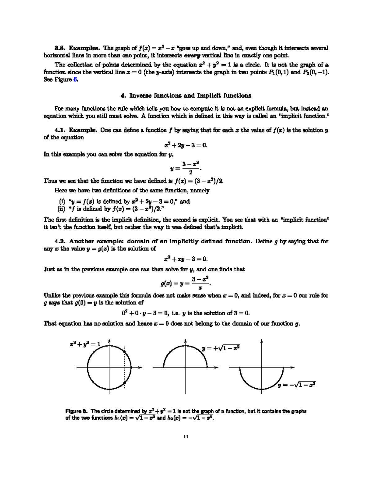 5.8. Examples of Functions and Their Graphs in Calculus - Studocu