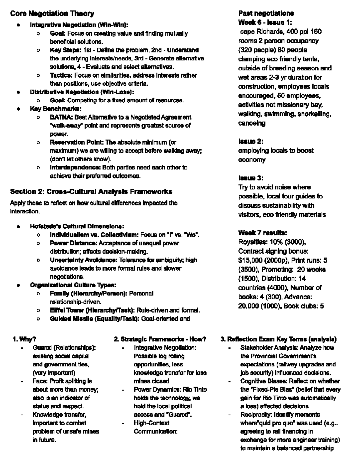 Negotiation Strategies and Cultural Impact Analysis (Course Code: NEG ...