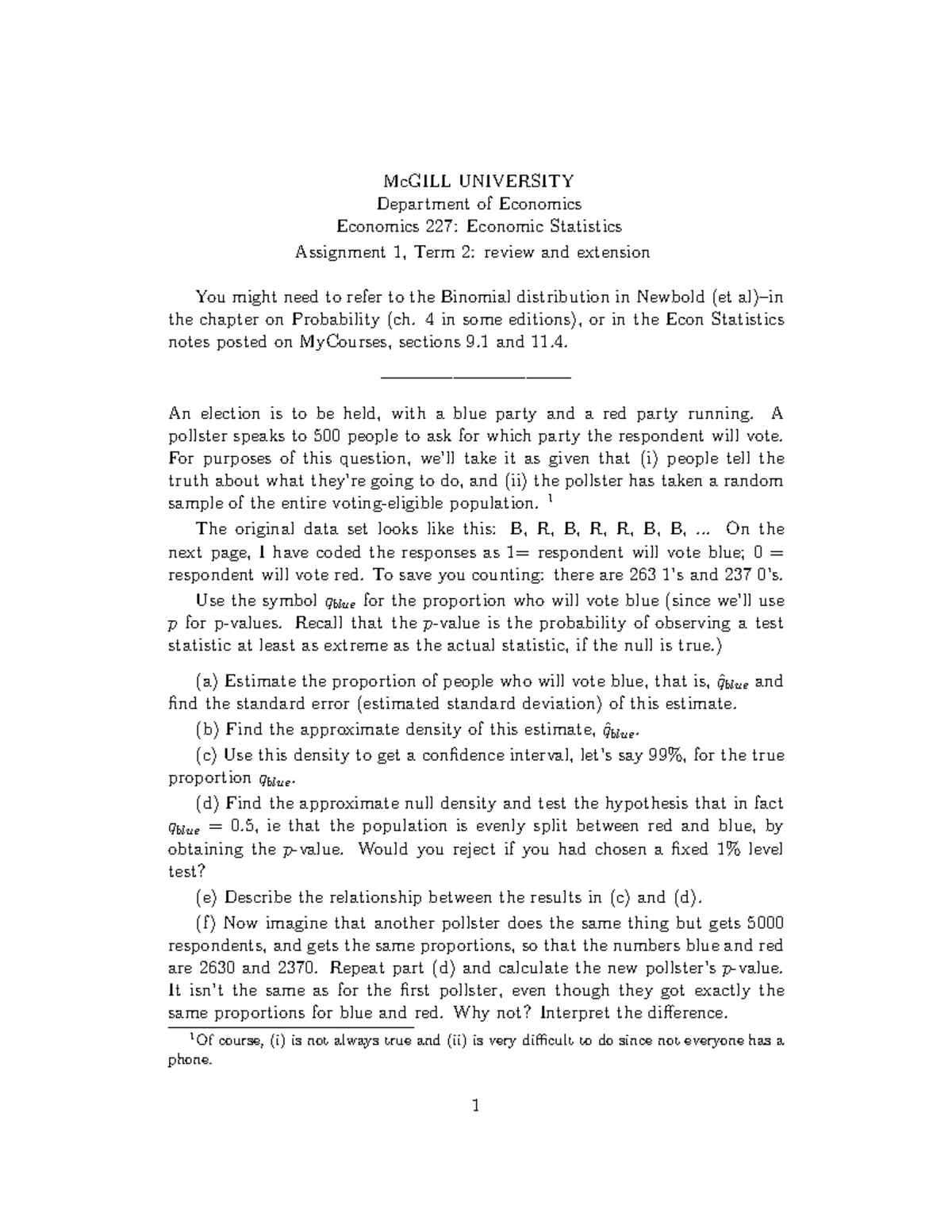A227 T2 2025 - Economic Statistics Assignment 1 Review - Studocu
