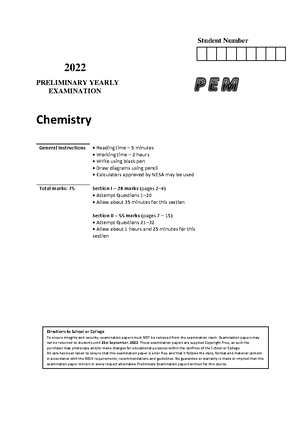 KISS Notes Chemistry Year 11 Module 1 - Chem. Mod. 1 “Properties ...