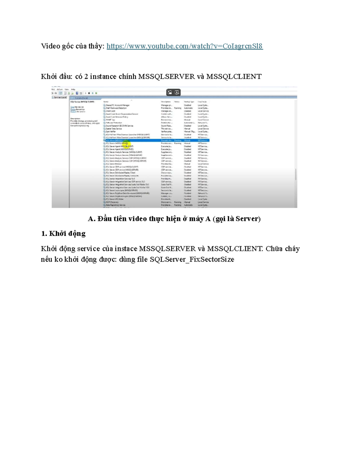 Bài tập lớn 2: Hướng dẫn tạo Linked Server trong MSSQLSERVER - Studocu