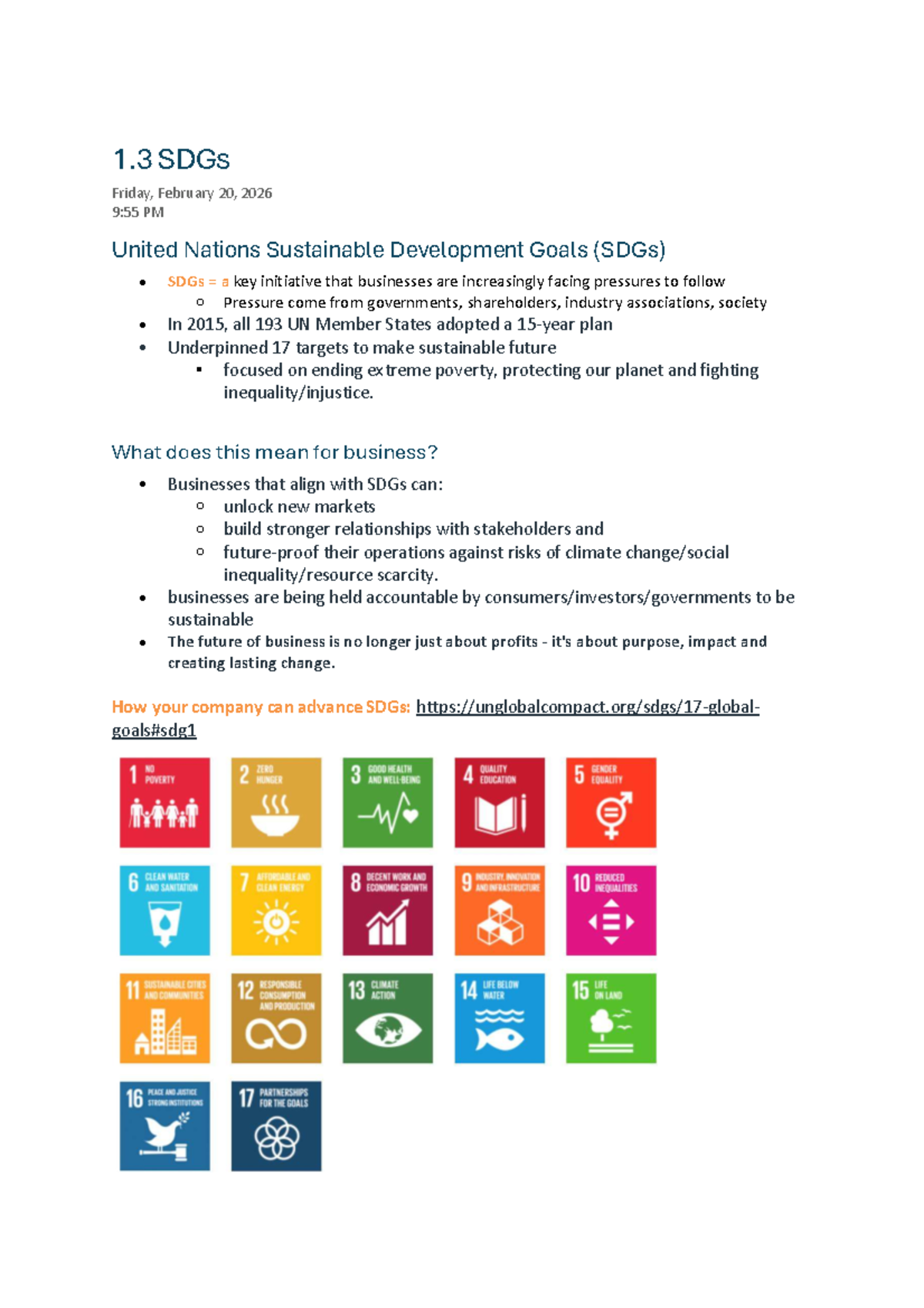 SDG Insights & Business Strategies: Navigating Megatrends & Value ...