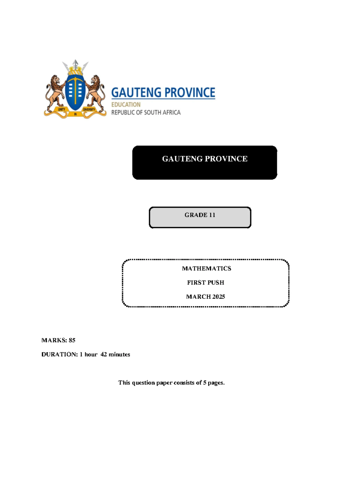 Tshekathseko YA GO Fetogile-1: Morero le Tikologo ya Baanegwa - Studocu