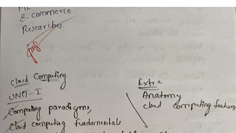 CC 101 Cloud Computing: Unit 1 Overview and Key Concepts - Studocu